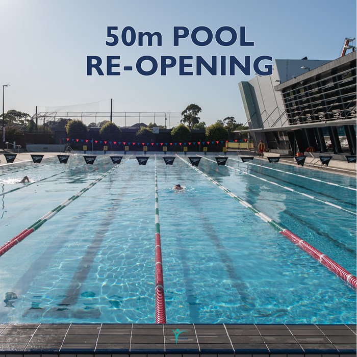 50M Pool opening details | Glen Eira Leisure
